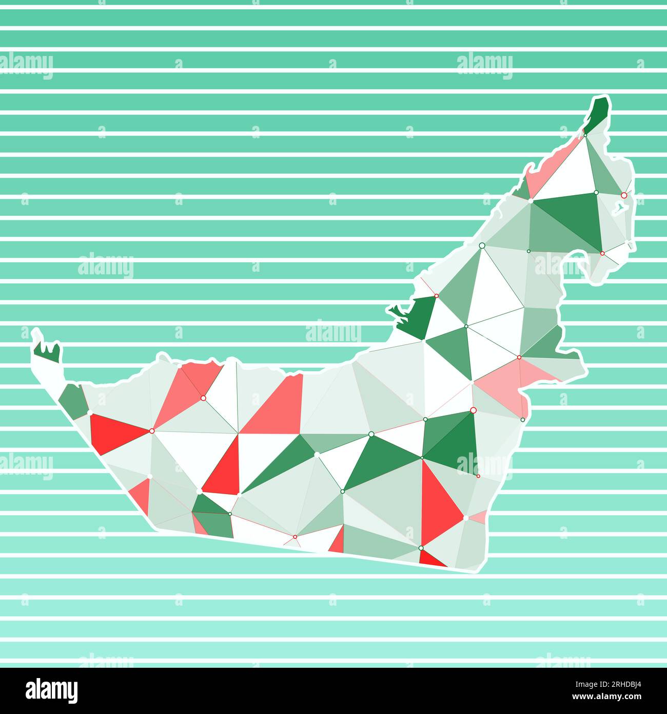 UAE vector illustration. UAE design on gradient stripes background ...