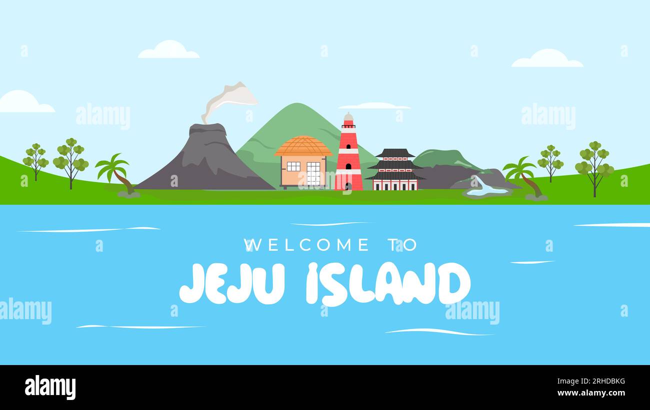 Welcome to jeju island background. Welcome to in South Korea Stock ...