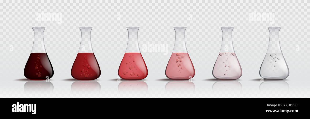 3d chemistry laboratory experimental flask isolated vector. Science ...