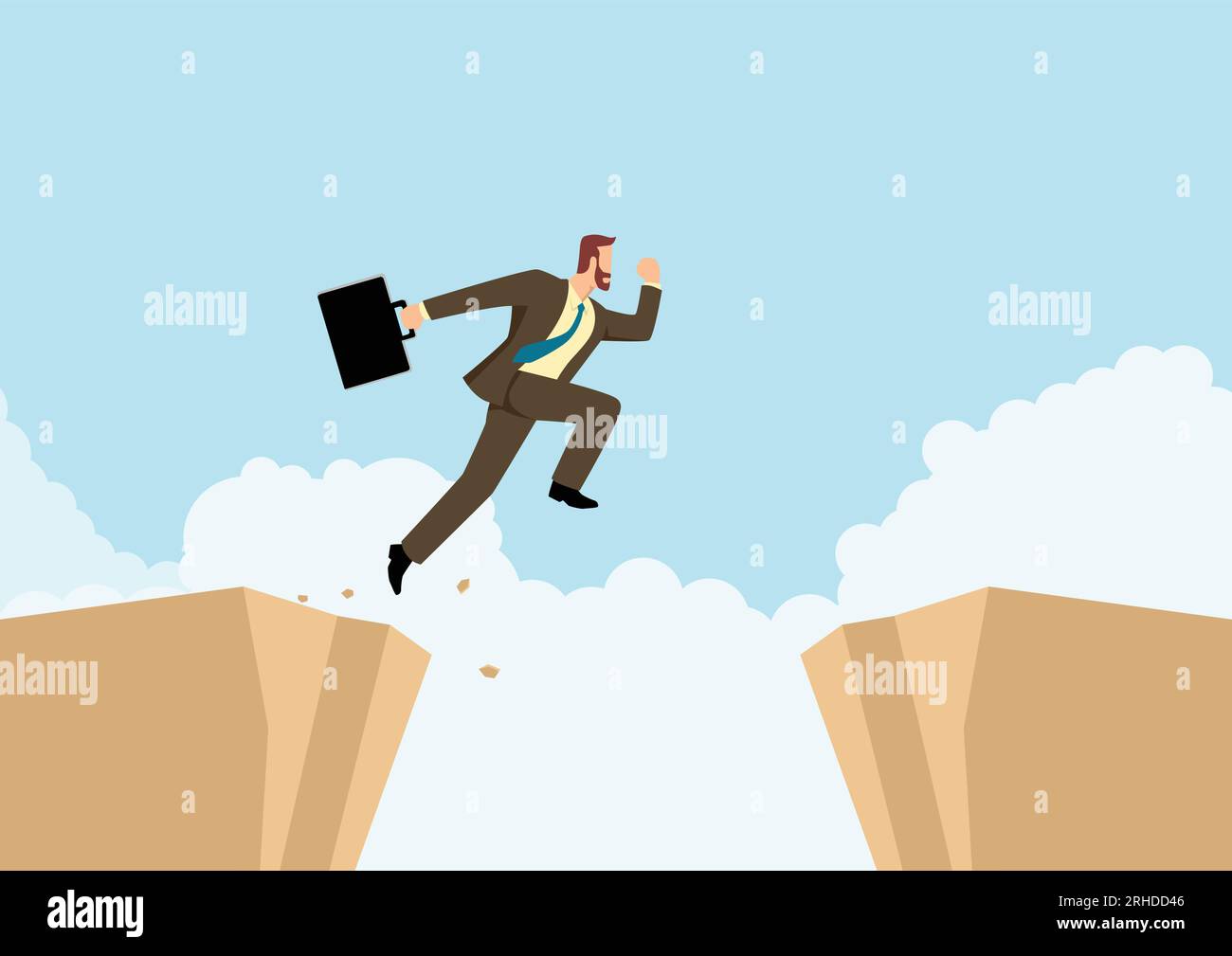 In a gap Stock Vector Images - Alamy