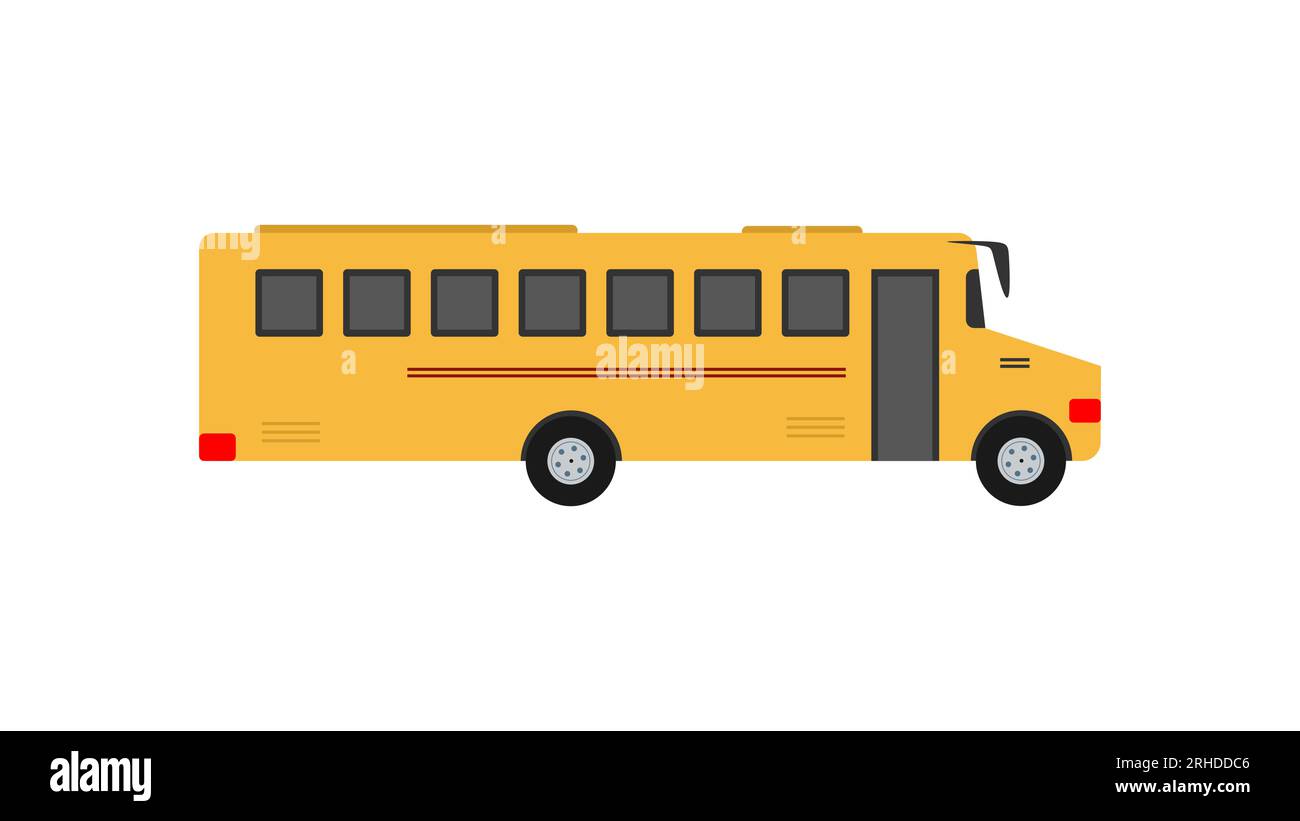 School bus sign on the front of yellow school bus Stock Vector Images ...