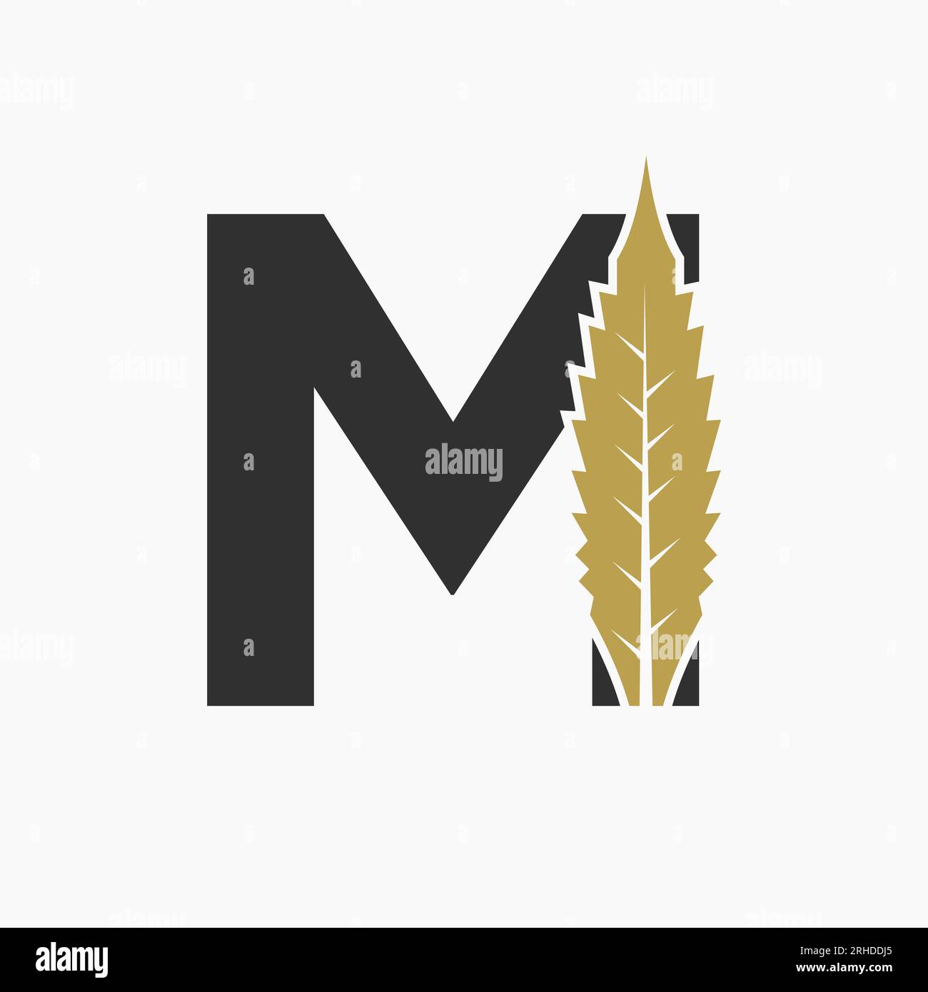 M logo leaf Cut Out Stock Images & Pictures - Alamy