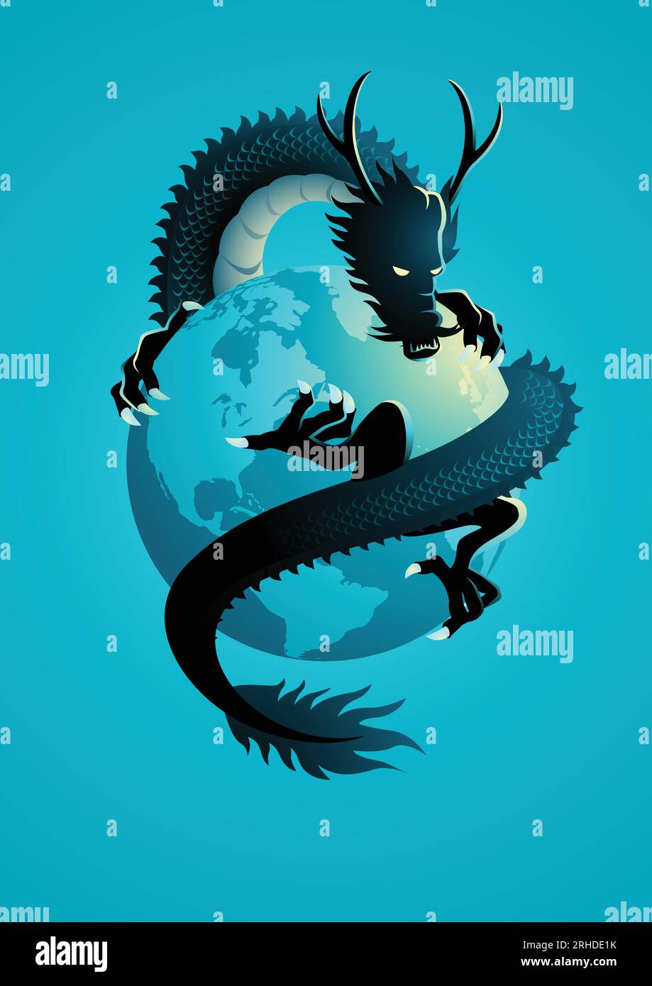 Chinese economy metaphor Stock Vector Images - Alamy