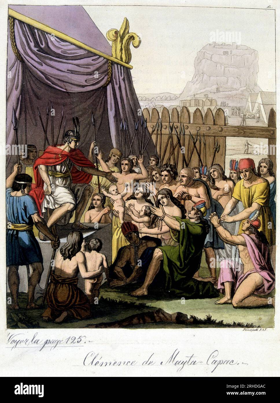 Clemence de Mayta-Capac (Incas) - in "Le Costume ancien et moderne" de ...