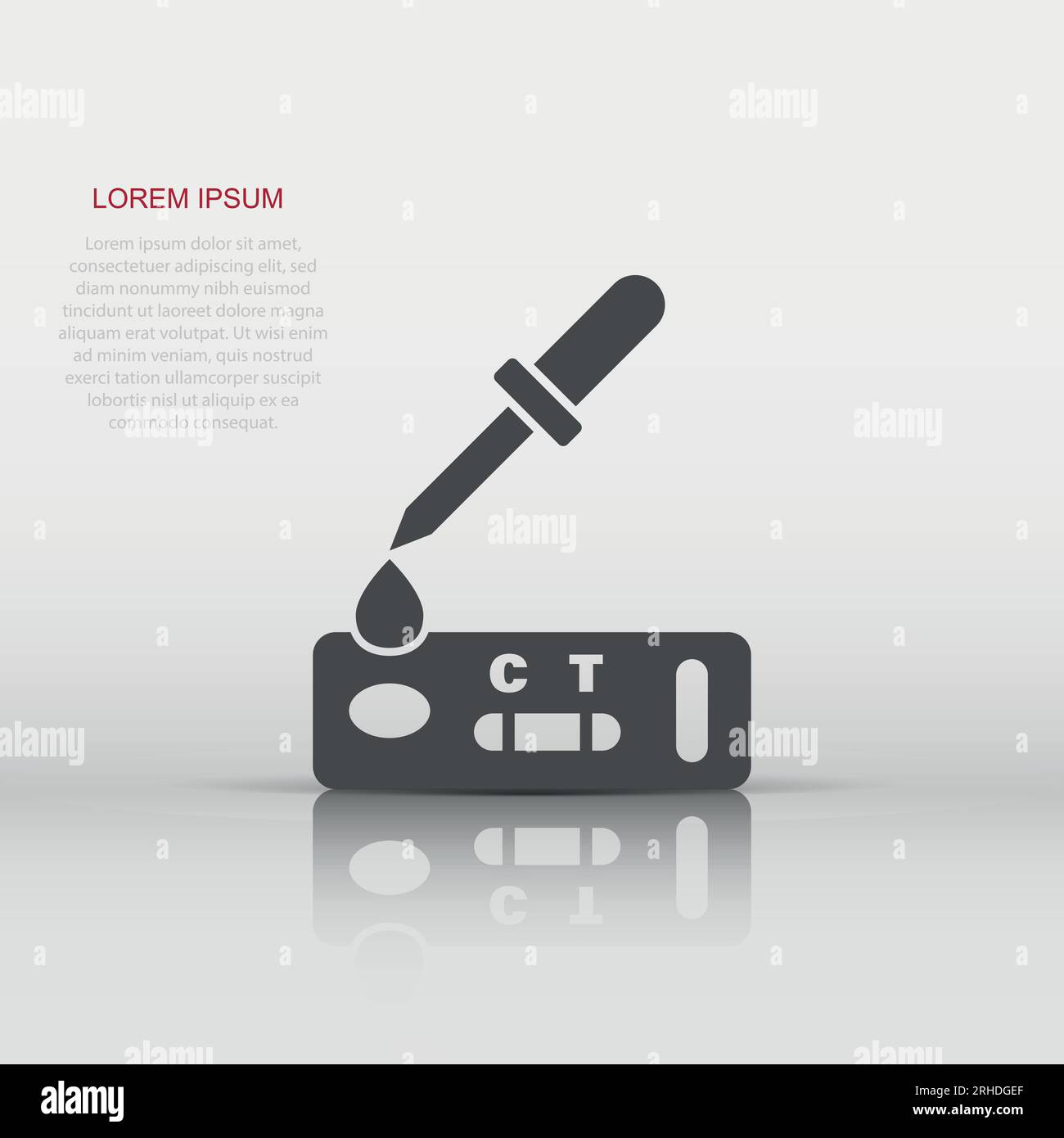 Positive result in rapid Stock Vector Images - Alamy