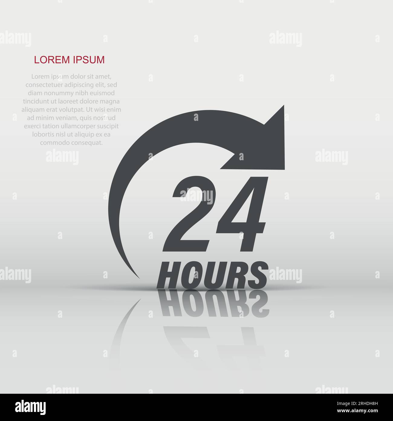 24 hour home delivery Stock Vector Images - Alamy