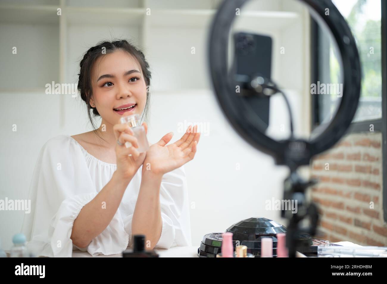 Fragrance influencer hi-res stock photography and images - Alamy