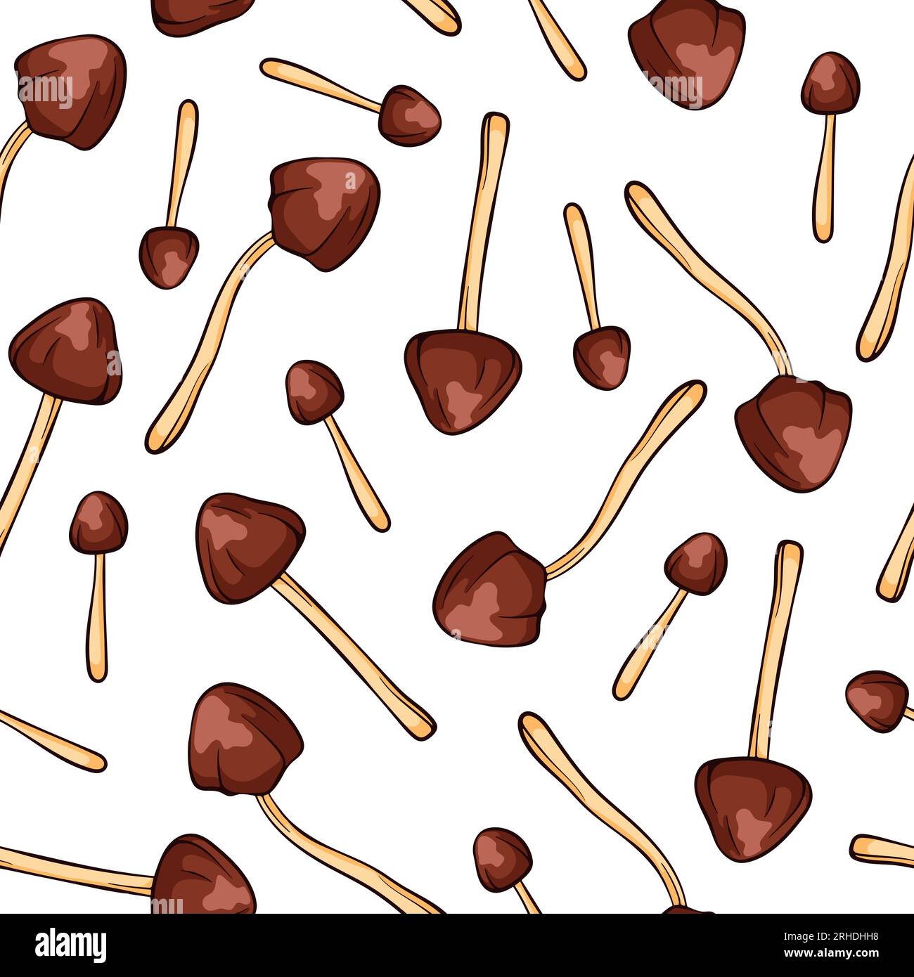 Pholiotina rugosa Stock Vector Images - Alamy