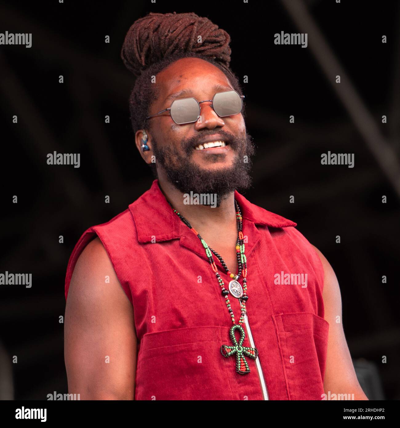 Kabaka Pyramid on Grand Central Stage at Boomtown Fair 2023 Stock Photo ...