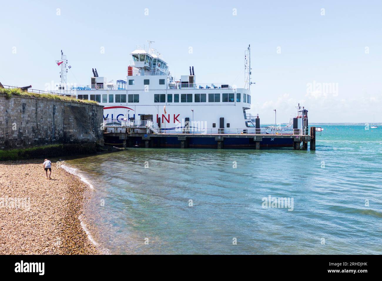 Wightlink Ferry at Yarmouth,Isle of Wight, England,UK Stock Photo - Alamy