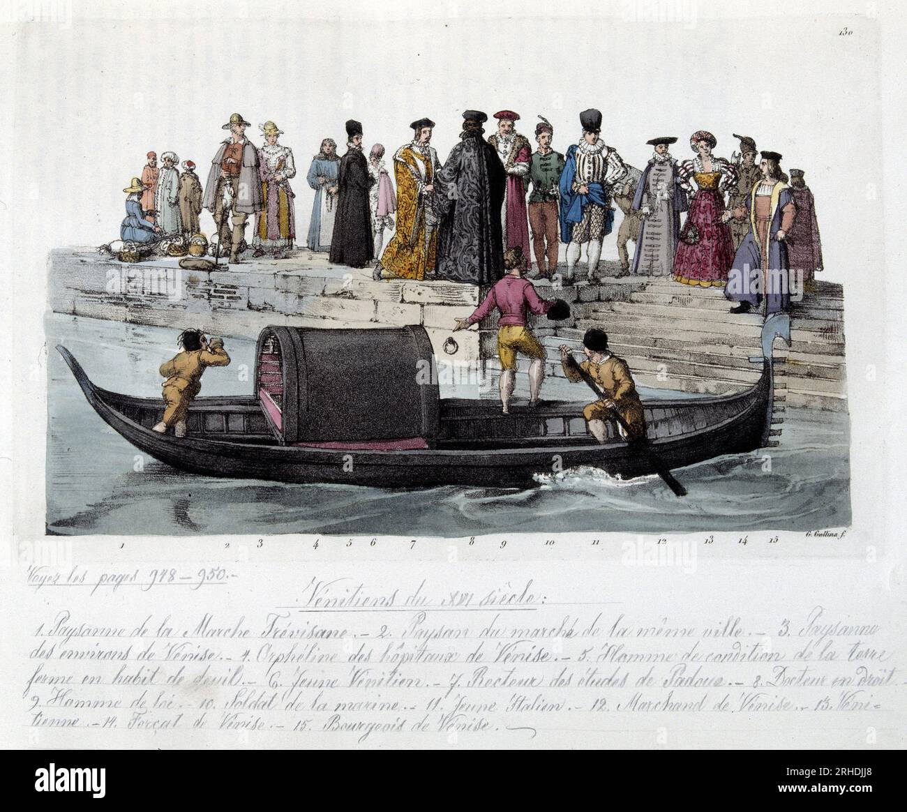 Venitiens du 16e siecle in "Le Costume ancien et moderne" de Jules ...