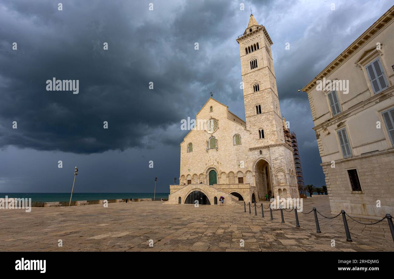 TRANI, ITALY, JULY, 8, 2022 - The Basilica Cathedral of the Blessed ...