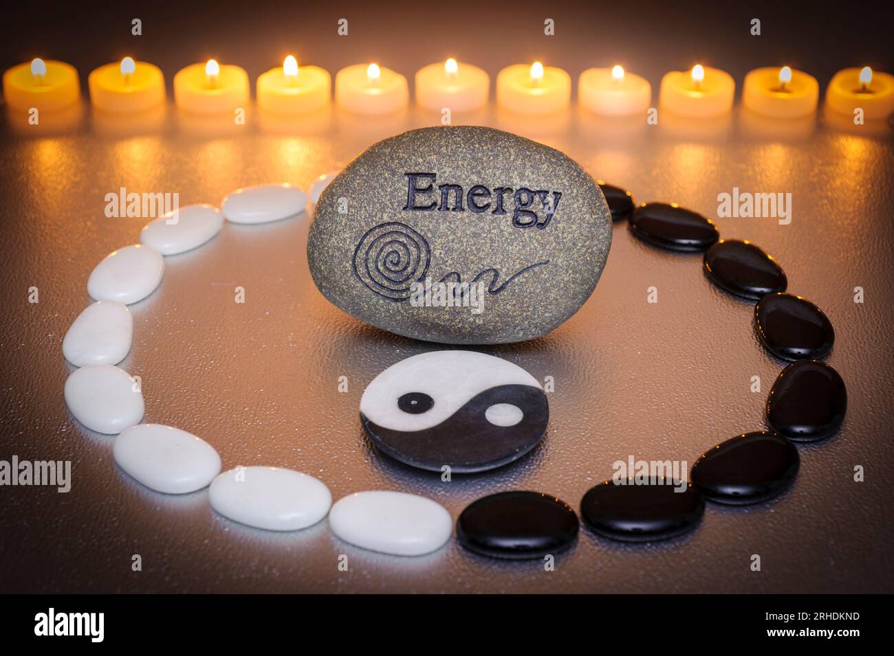 candlelights in zen garden with spirit and relaxation Stock Photo - Alamy