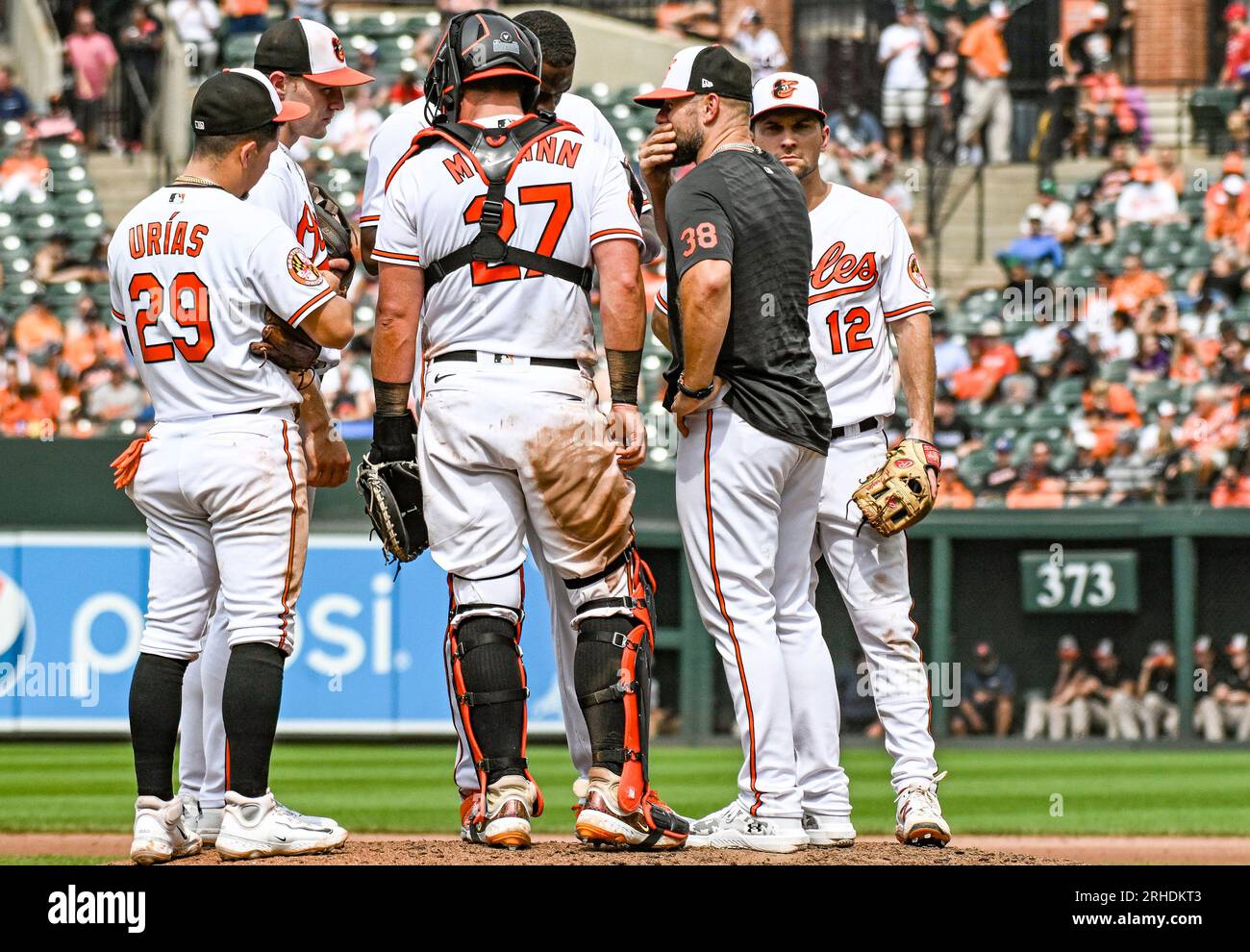 BALTIMORE, MD - August 10: Baltimore Orioles pitching coach/director of ...