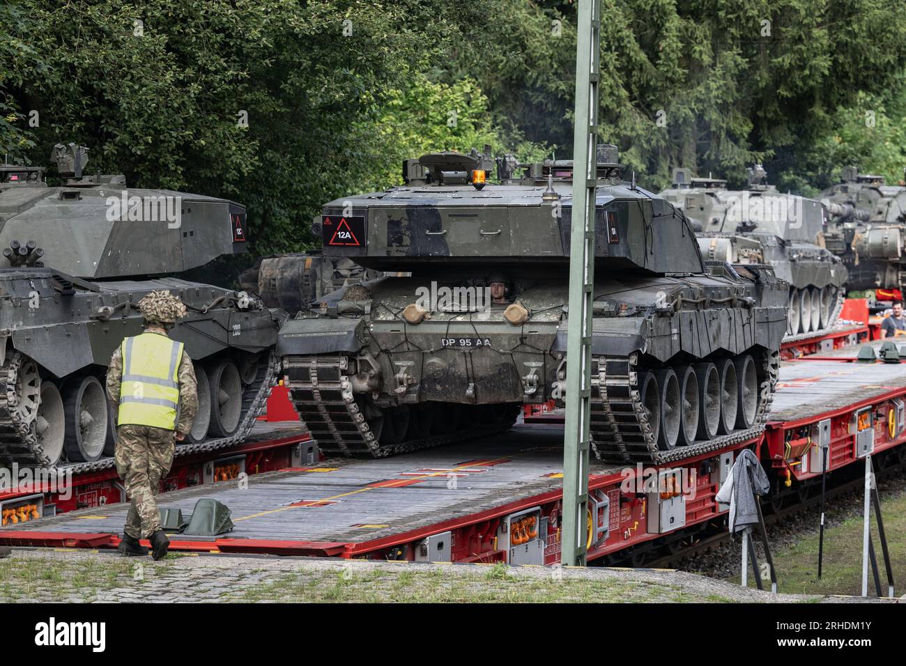 Paderborn, Germany. 16th Aug, 2023. Challenger 2 tanks of the British ...