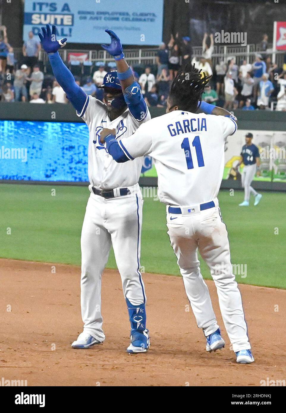KANSAS CITY, MO - AUGUST 14: Kansas City Royals third baseman Maikel ...
