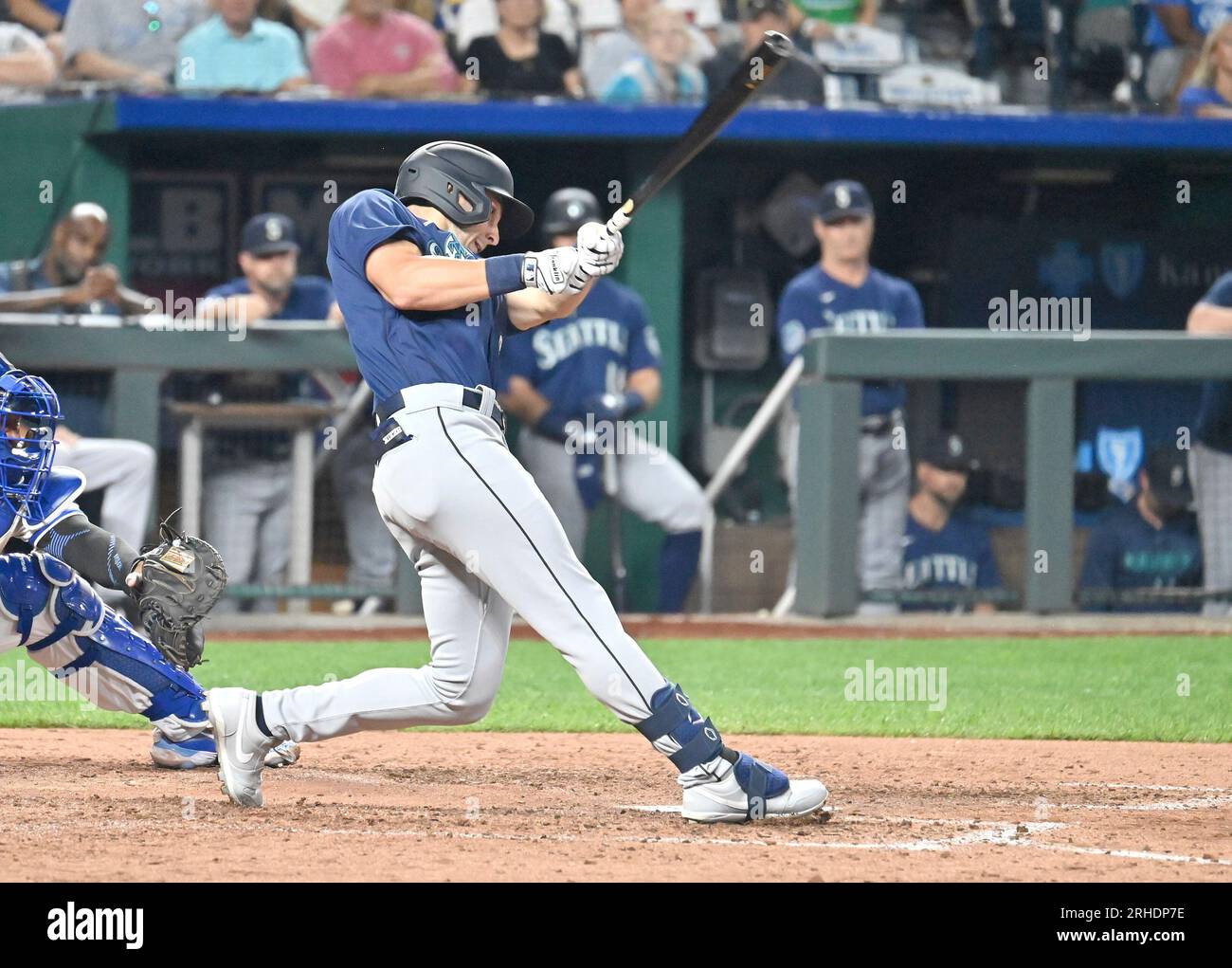 KANSAS CITY, MO - AUGUST 14: Seattle Mariners right fielder Dominic ...
