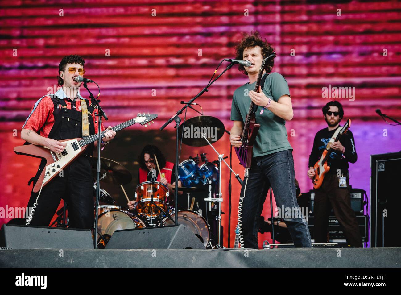 Gothenburg, Sweden. 10th, August 2023. The Australian psychedelic rock band King Gizzard & the ...