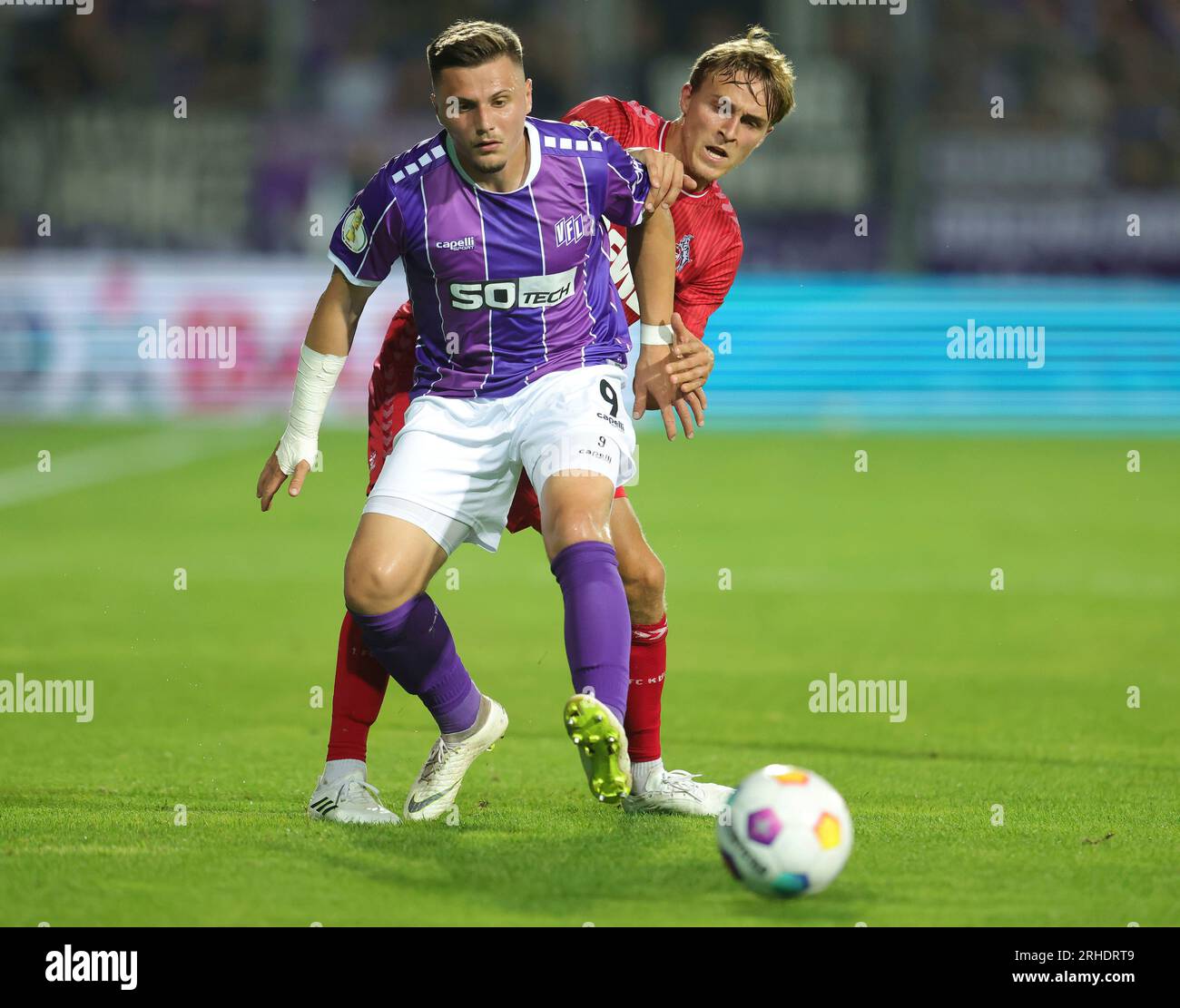 Osnabruck, Deutschland. 14th Aug, 2023. firo: 08/14/2023 DFB Cup 1st ...