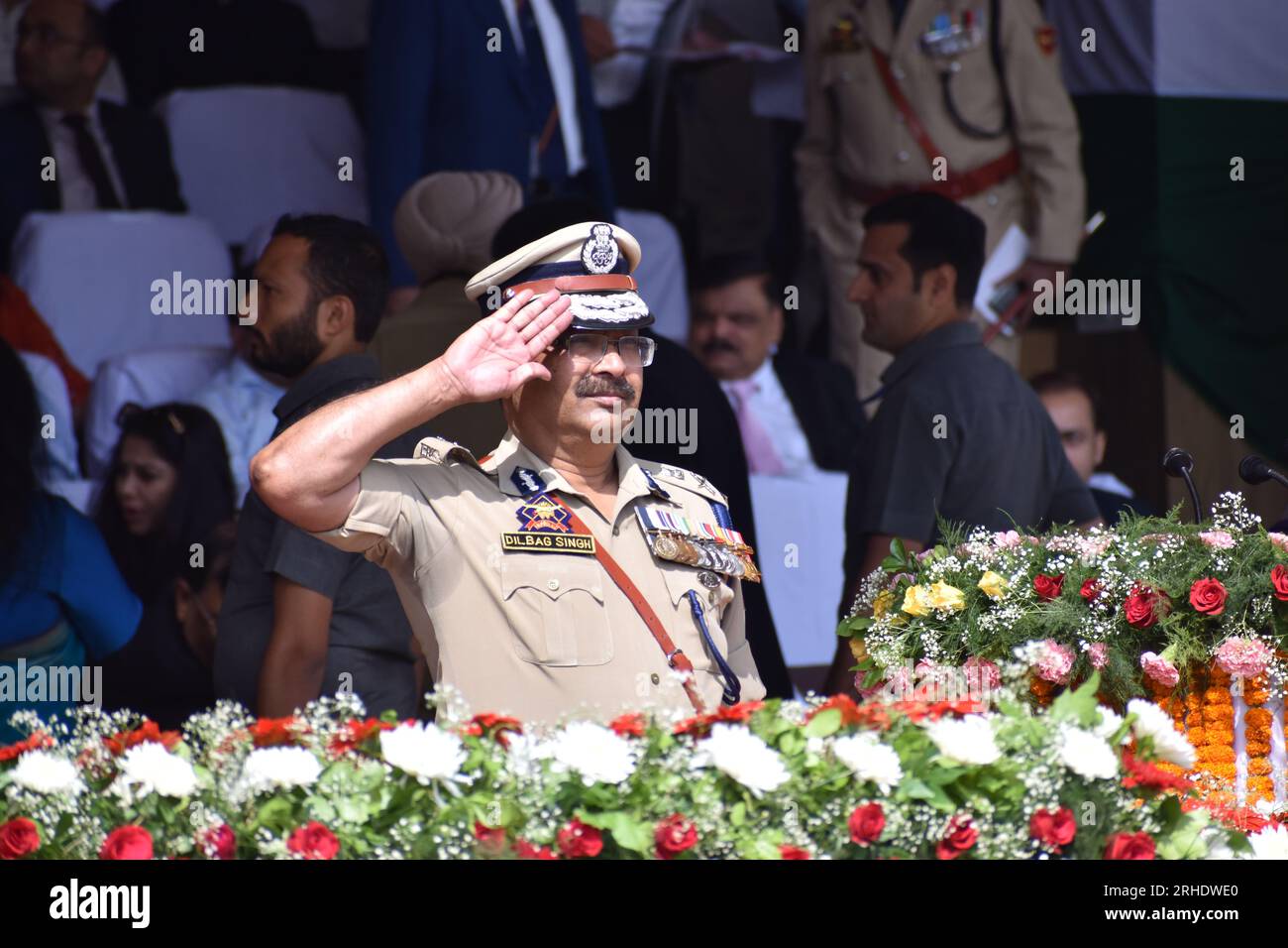 Indian host flag hi-res stock photography and images - Alamy
