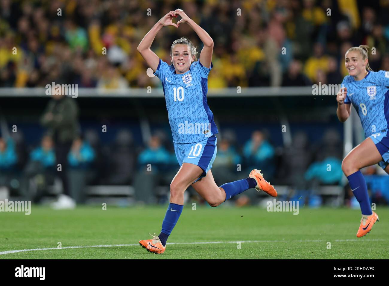 Sydney, Australia. 16th Aug, 2023. Ella Toone of England scores a goal ...