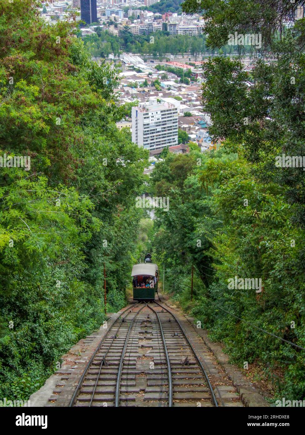 Funicular de Santiago, a funicular railway in the Santiago Metropolitan ...