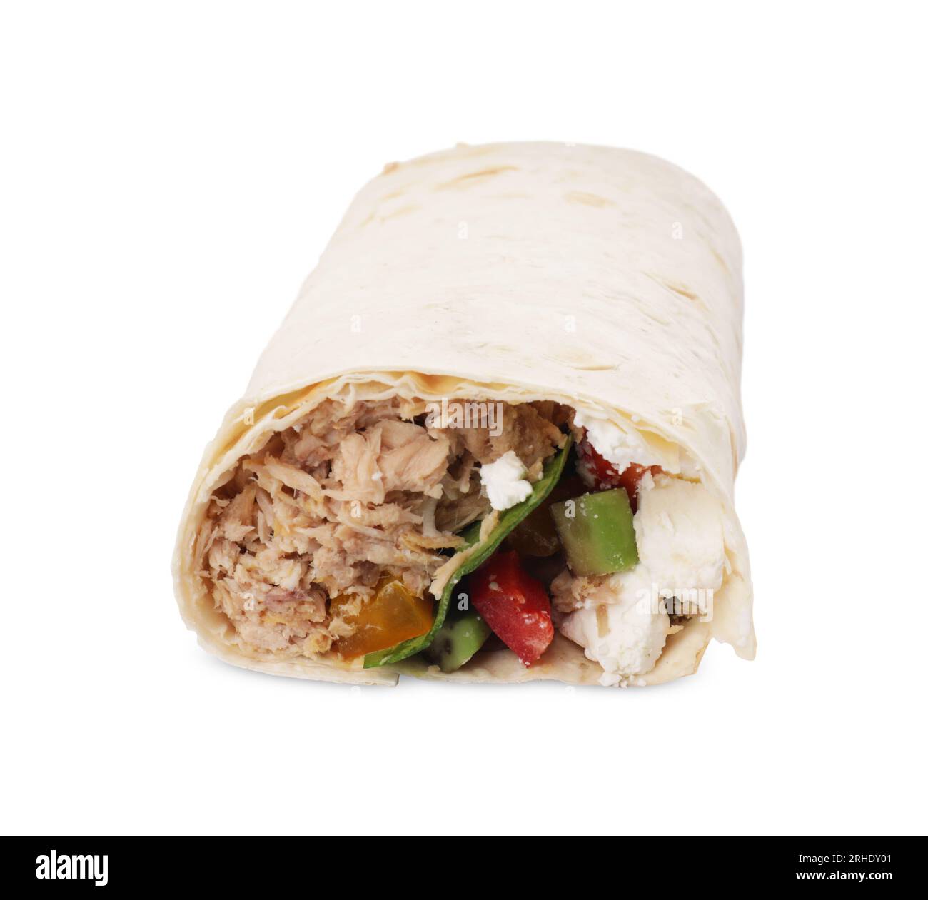 Wrap tortilla feta Cut Out Stock Images & Pictures - Alamy