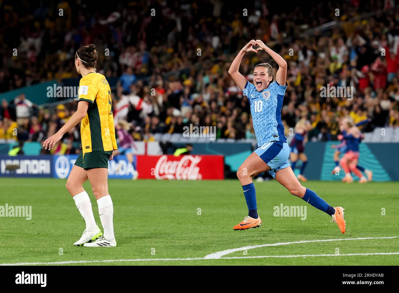 Sydney, Australia, 16 August, 2023. Ella Toone of England celebrates ...