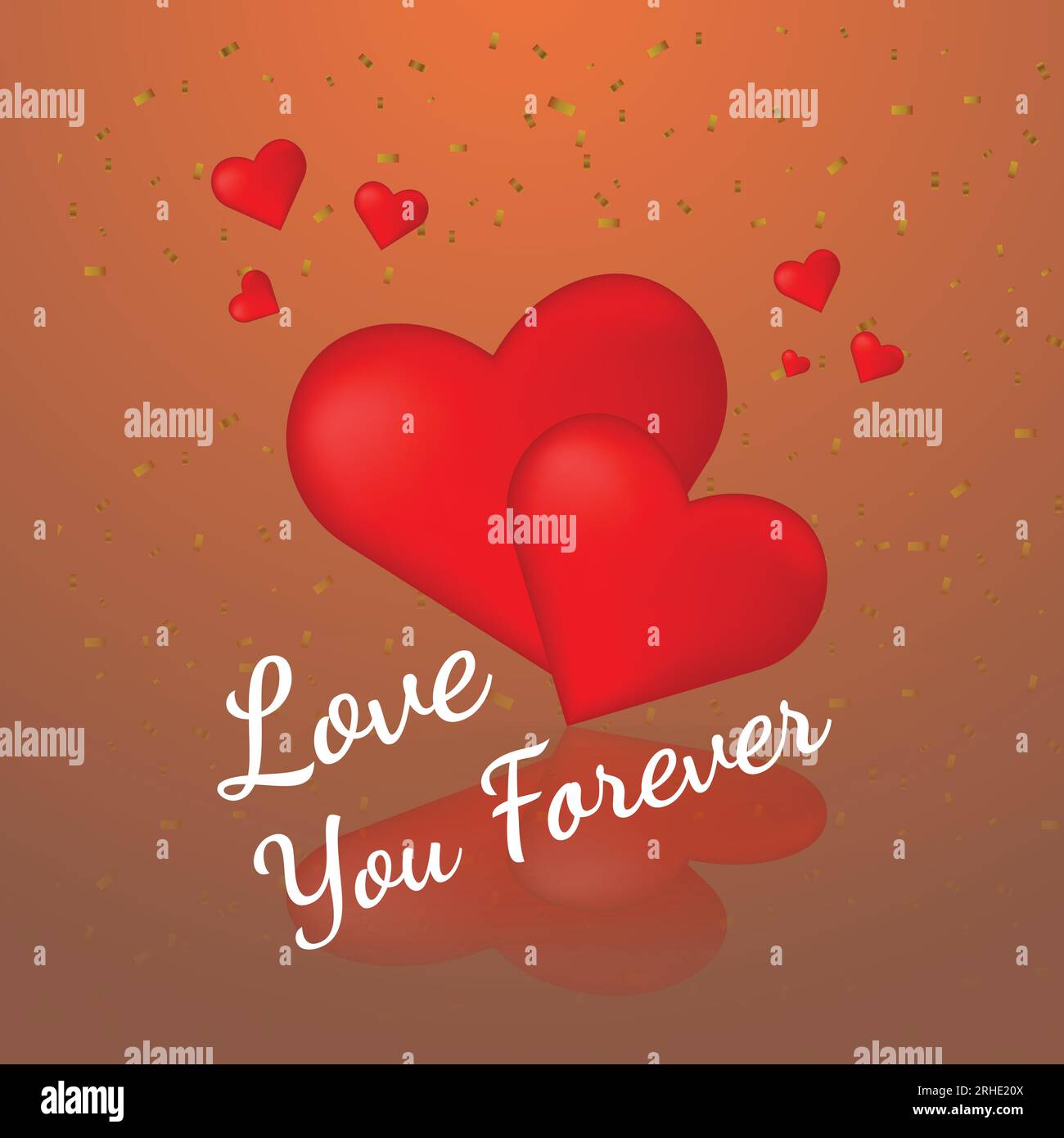 Love forever Stock Vector Images - Alamy