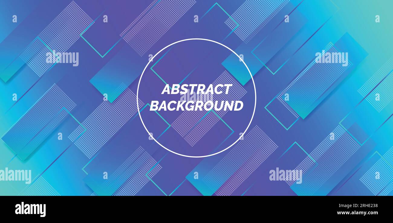 Abstract background with rectangle shape geometric blue composition ...