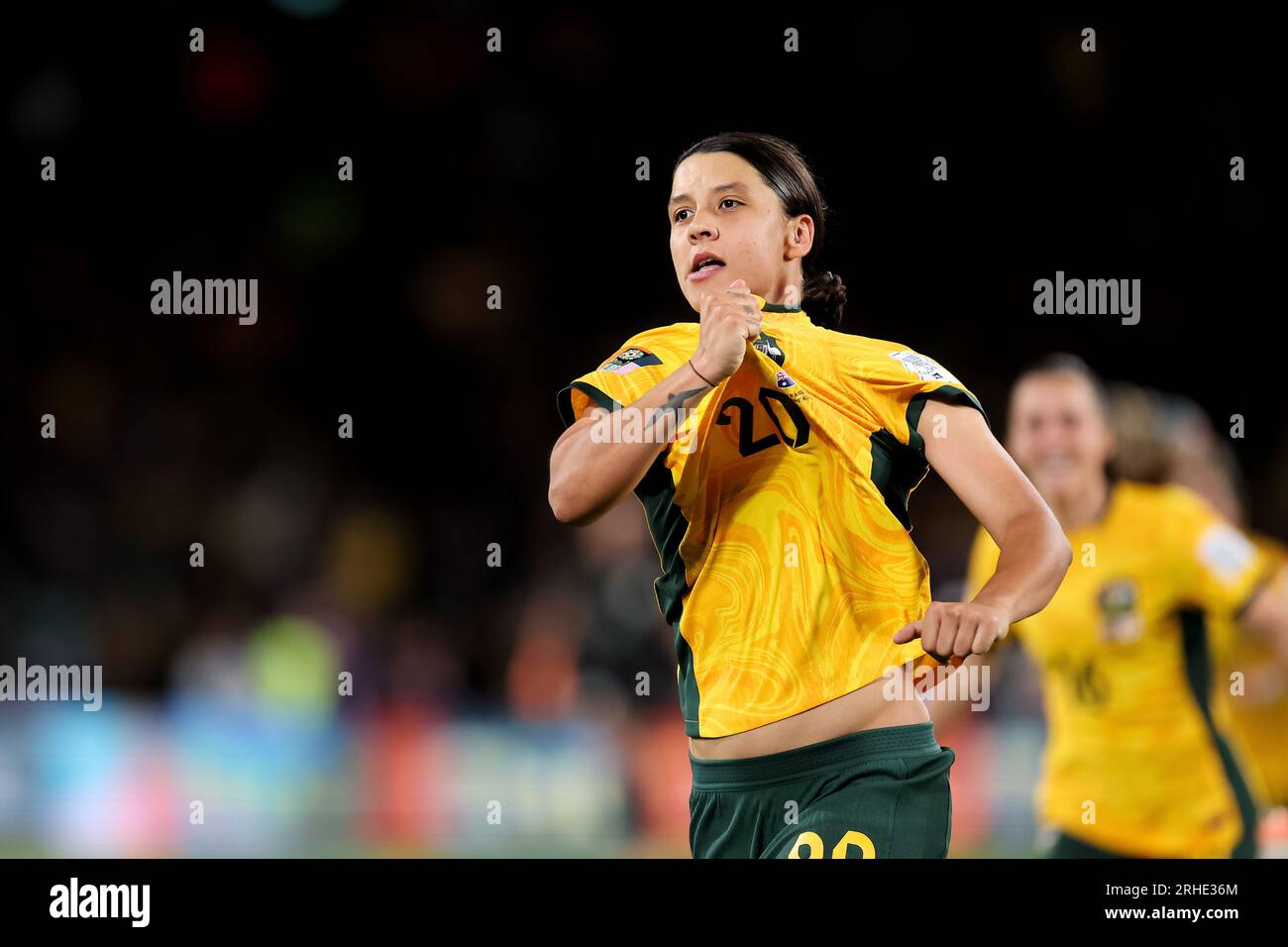 Sydney, Australia, 16 August, 2023. Sam Kerr of Australia Celebrates ...
