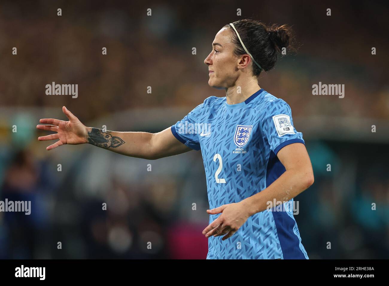 Lucy Bronze #2 of England during the FIFA Women's World Cup 2023 Semi ...