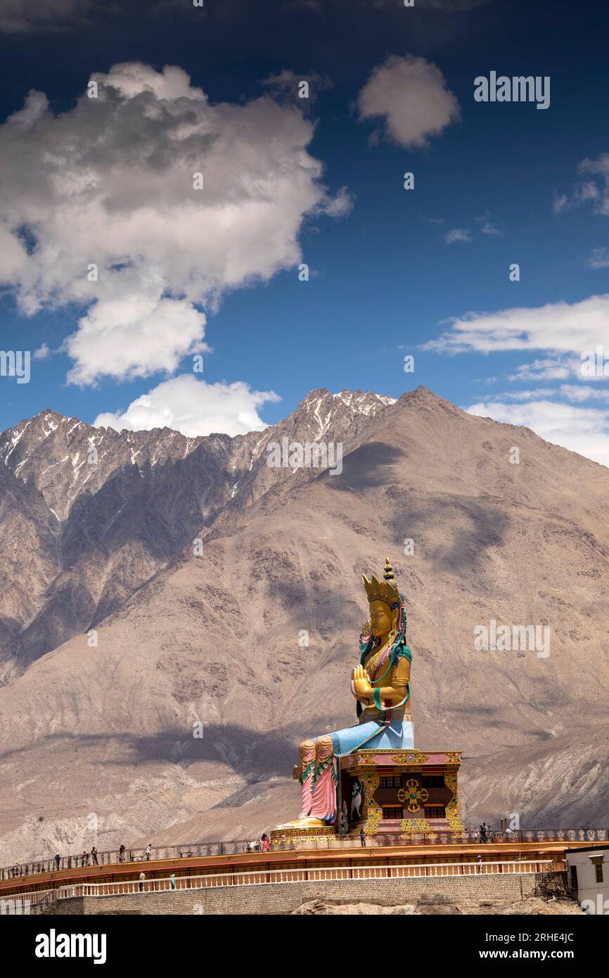 India, Ladakh, Nubra Valley, Diskit, Gyalwa Chamba (Maitreya Buddha ...