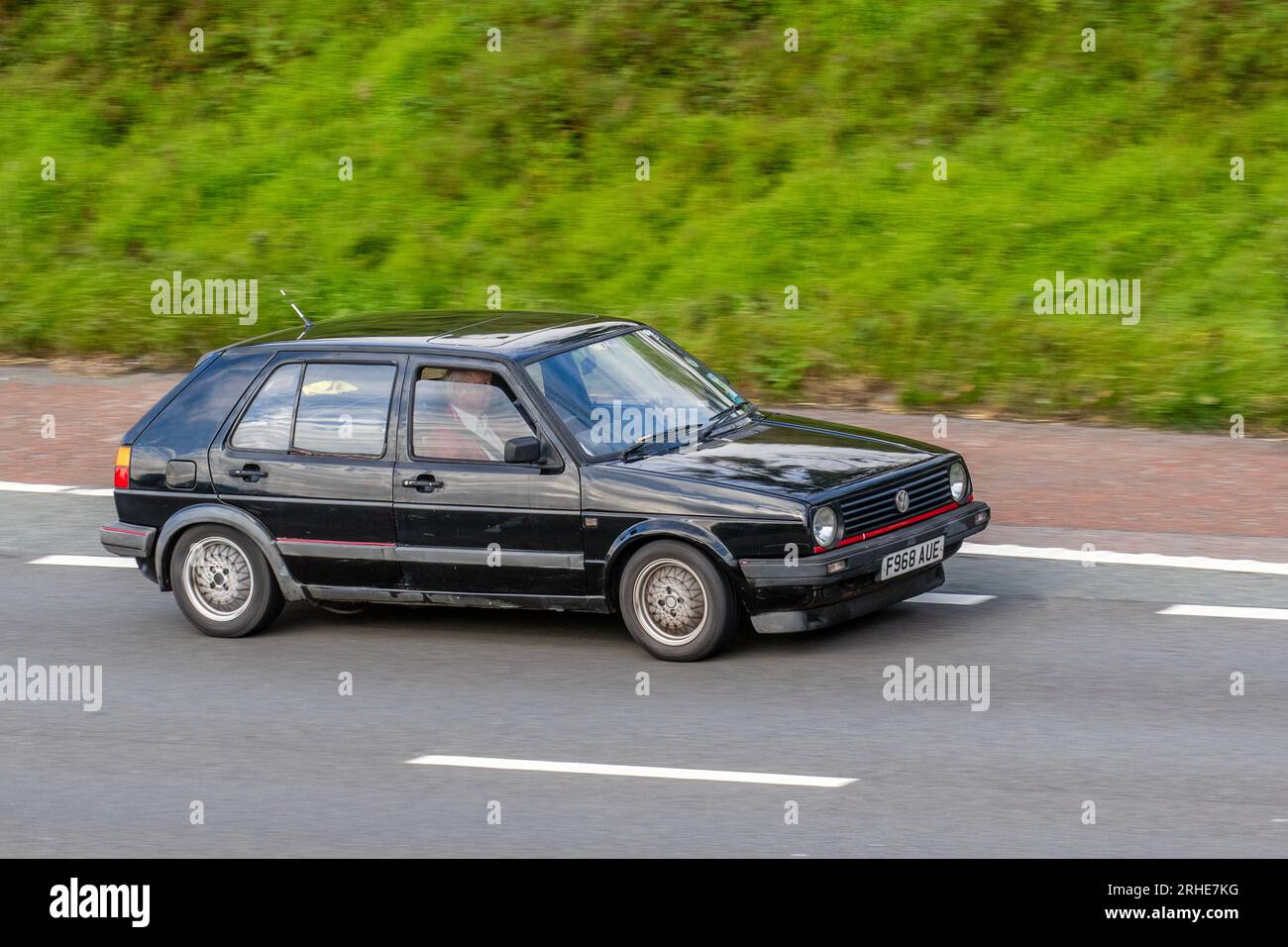1988 80s eighties Black VW Volkswagen Golf Gti, Hatchback Petrol 1781 ...