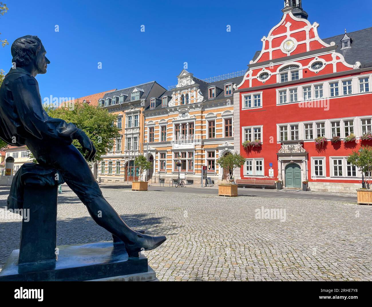 Bach statue arnstadt hi-res stock photography and images - Alamy