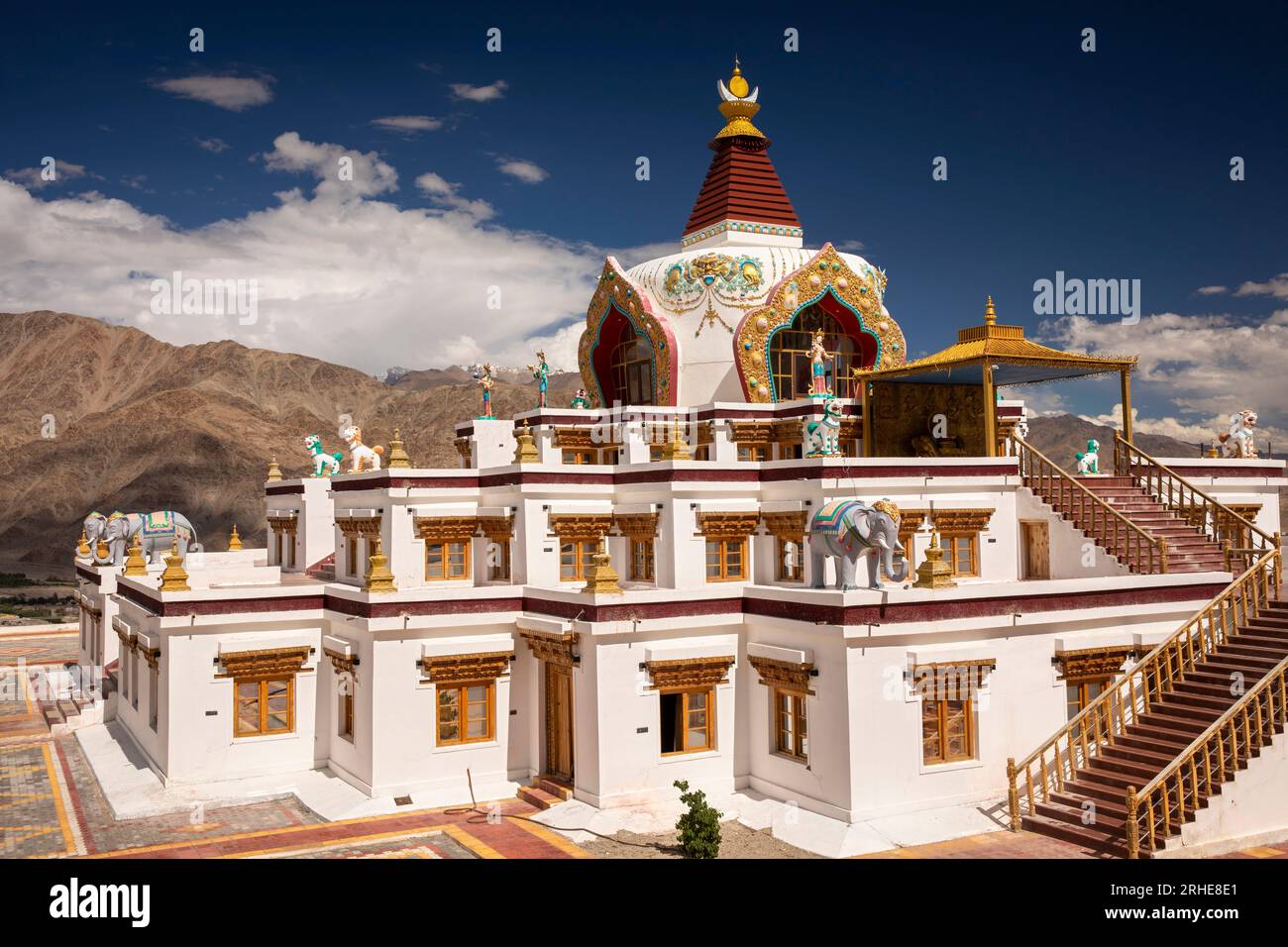 India, Ladakh, Hemis, Drukpa sect Buddhist Monastery, Naropa Festival ...