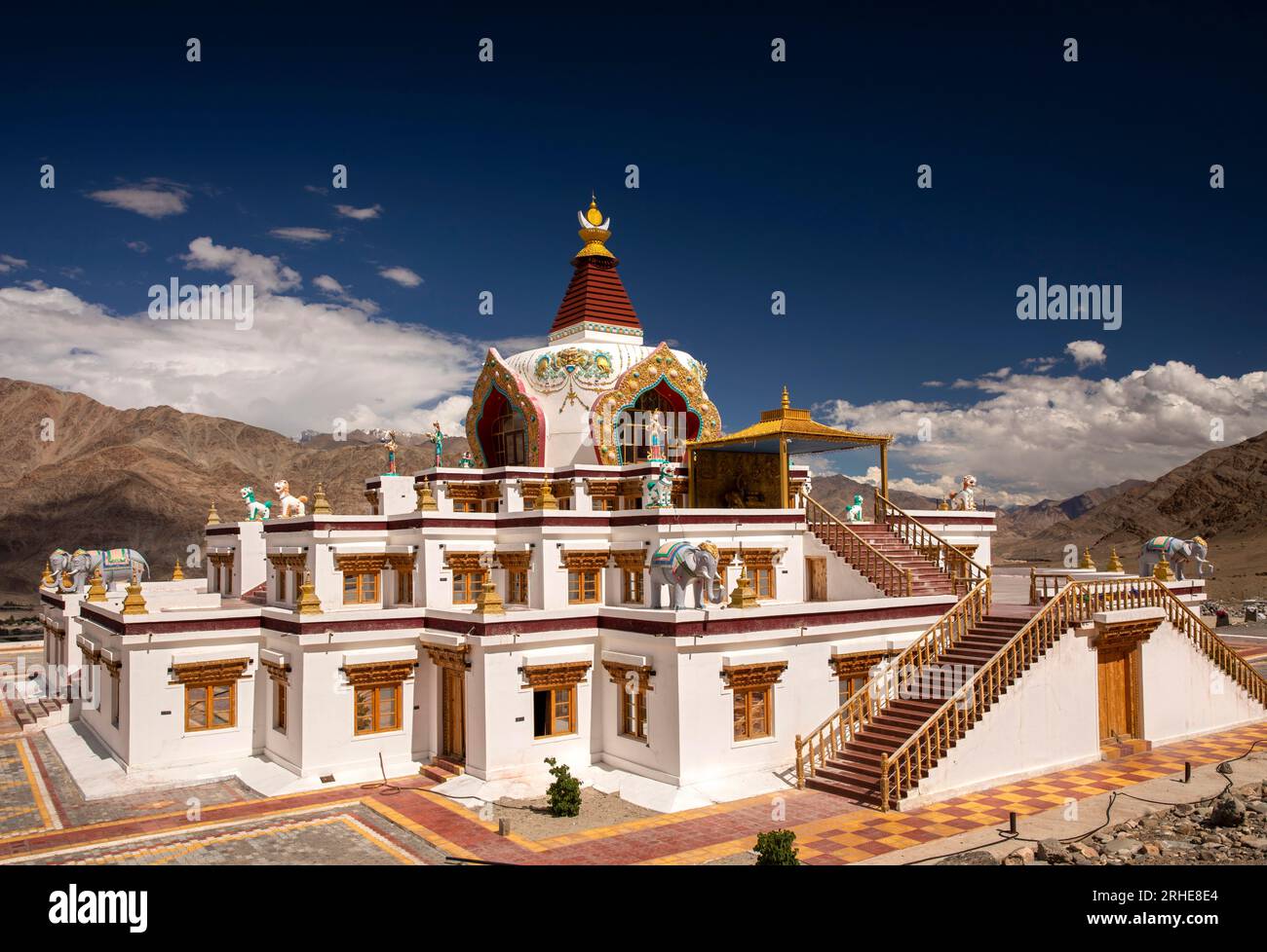 India, Ladakh, Hemis, Drukpa sect Buddhist Monastery, Naropa Festival ...