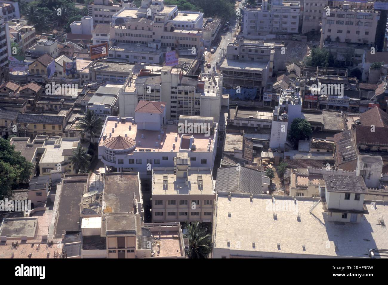 a view in the city of Bangalore in the Province Karnataka in India ...