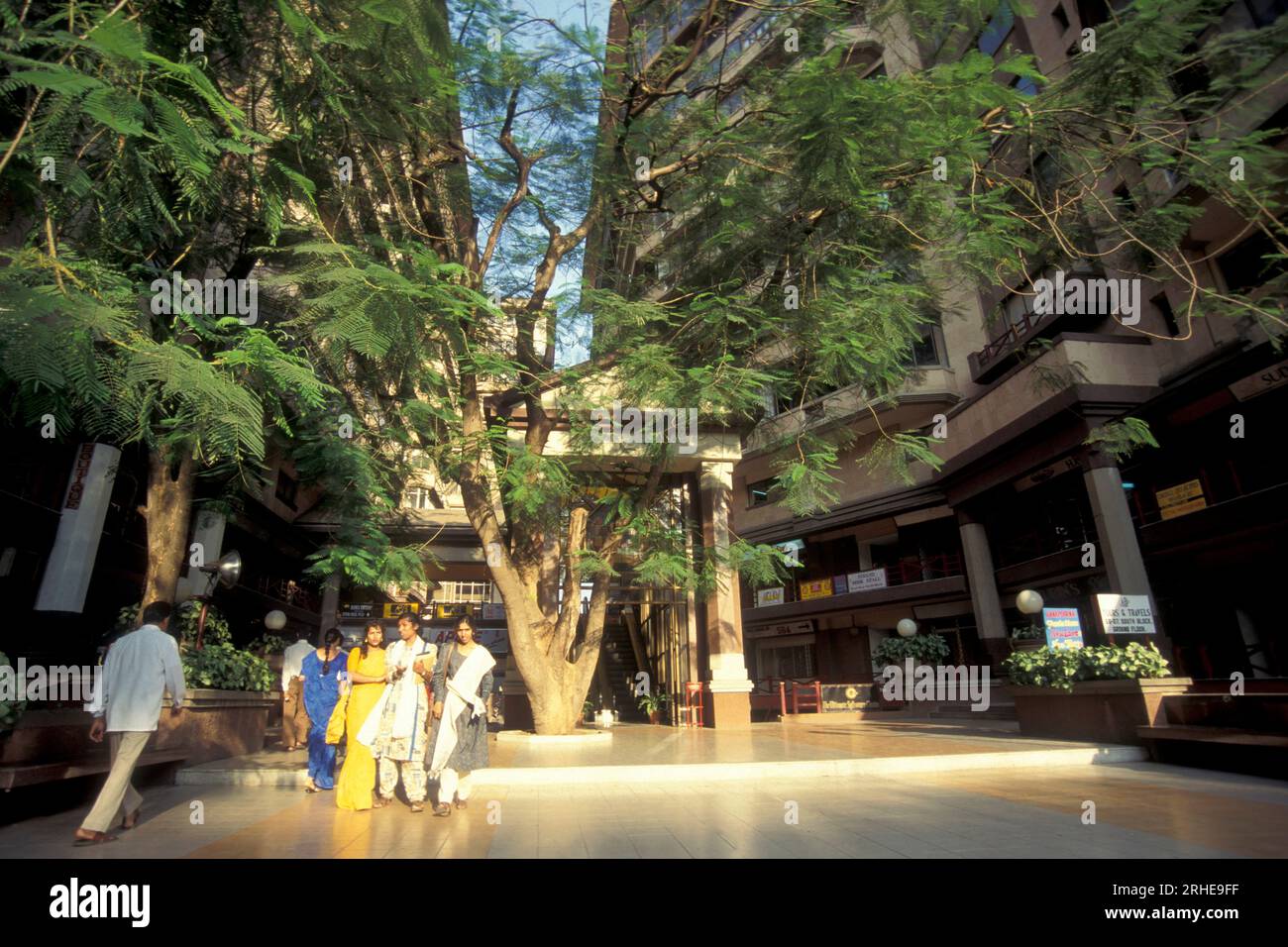 Inside a modern Shopping Mall in the city of Bangalore in the Province ...