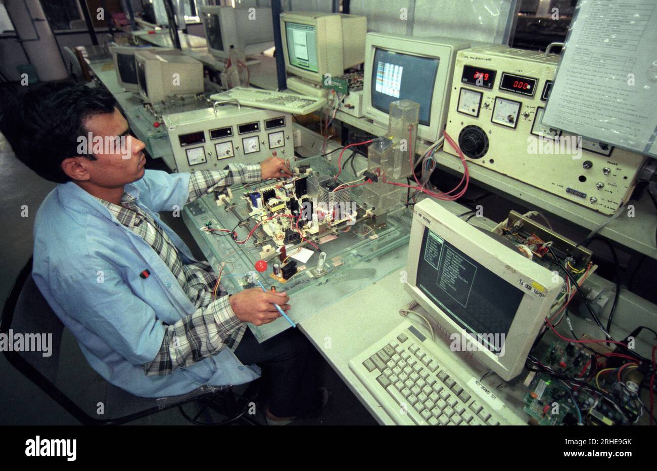 a Factory and Productions of Computer electronics at the Electronic ...