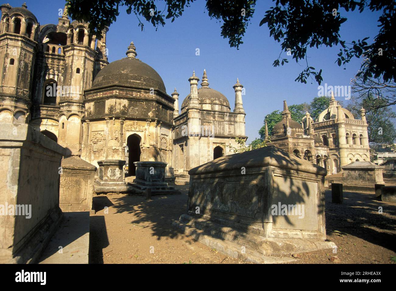 the Duch Cemetery in the city of Surat in the Province Gujarat in India ...