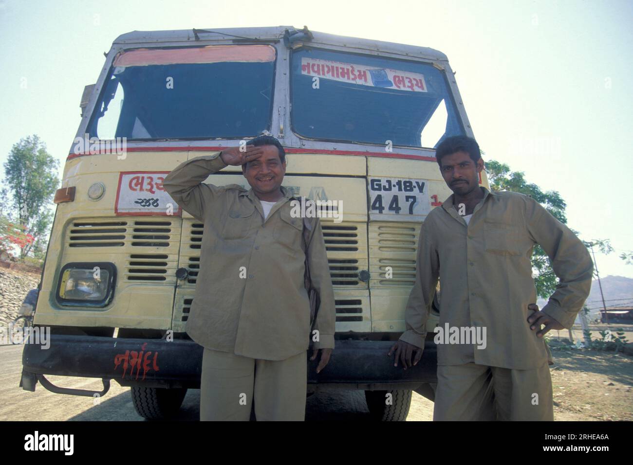 Indian bus driver hi-res stock photography and images - Alamy