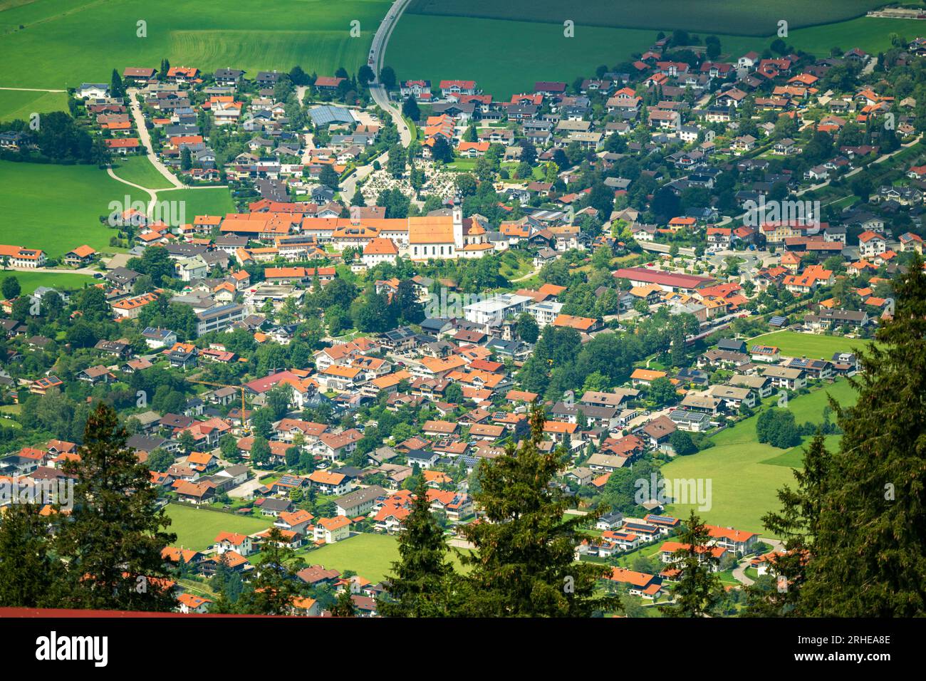 Aschau Im Chiemgau, Germany. 16th Aug, 2023. The village of Aschau in ...