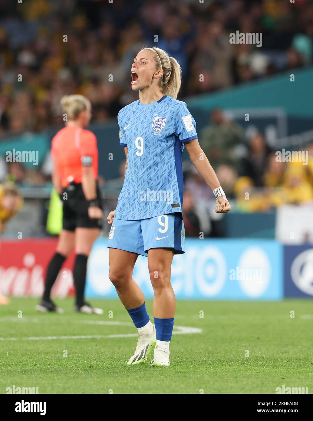 Sydney, Australia. 16th Aug, 2023. England's Rachel Daly celebrates ...