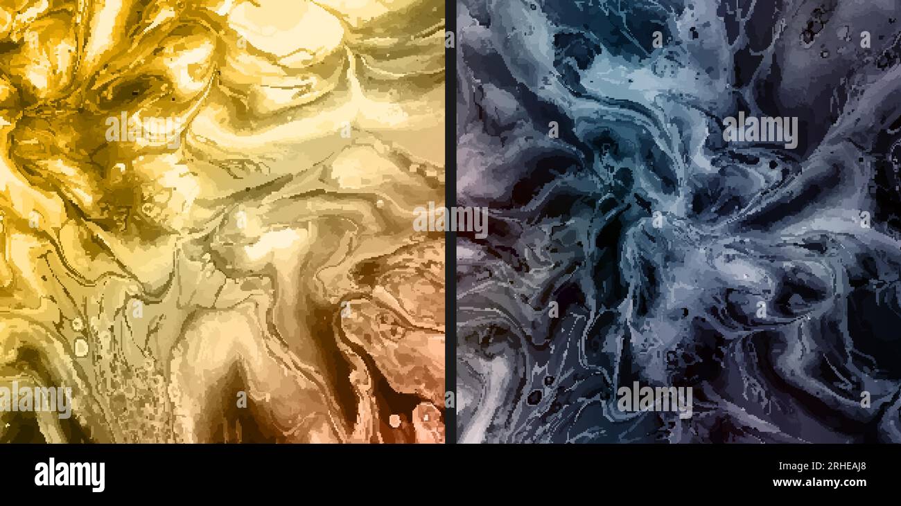 Colorful background with the effect of spreading liquid. Liquid art for ...