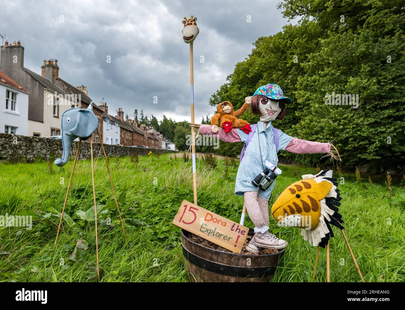 Gifford Village, East Lothian, Scotland, UK, 16th August 2023 ...