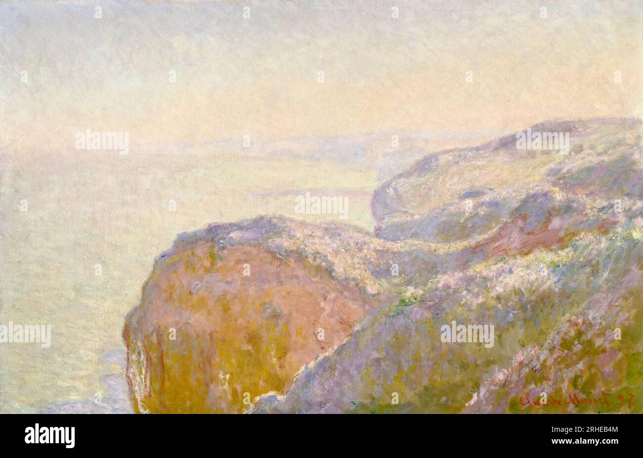 Claude Monet, Val-Saint-Nicolas, near Dieppe (Morning), landscape ...