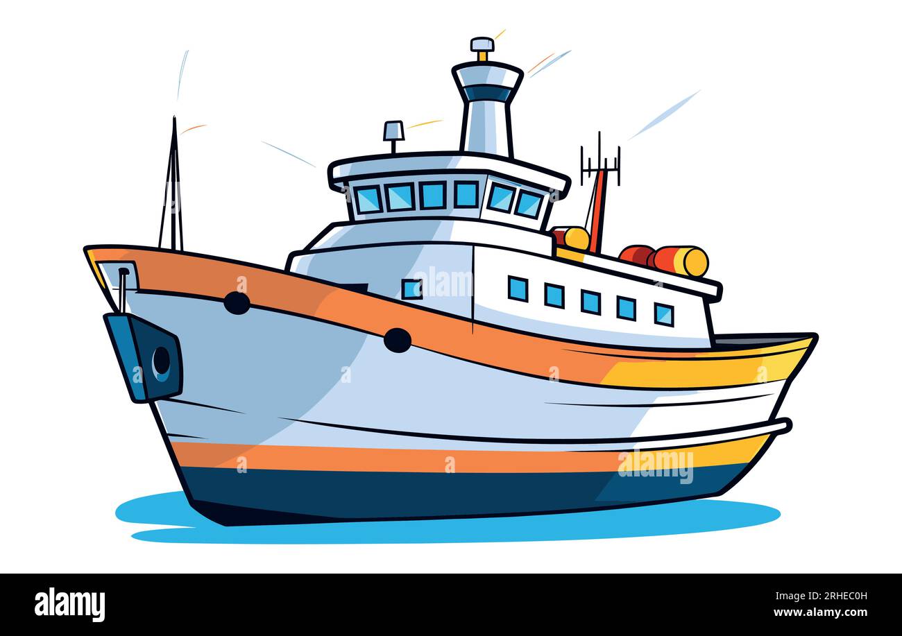 Medieval boat etching Stock Vector Images - Alamy