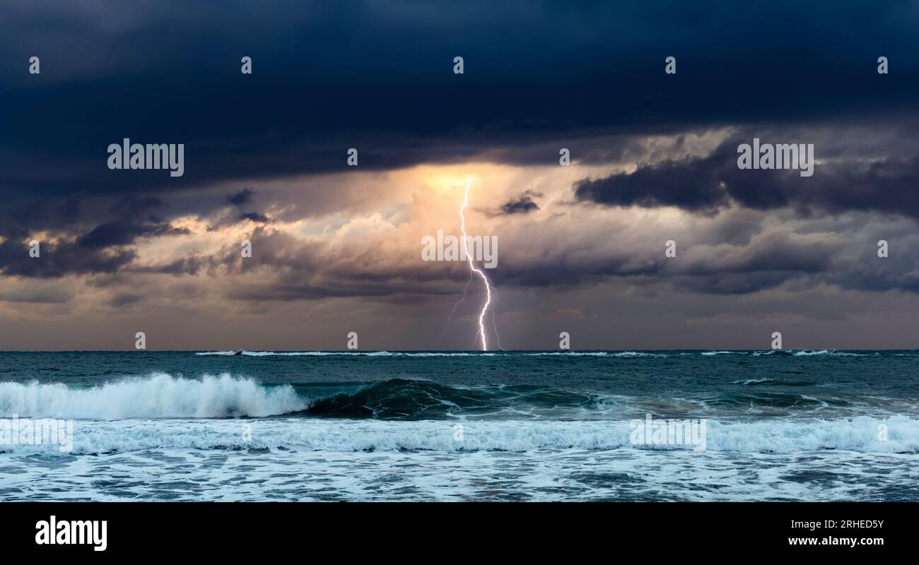 Ocean Storm Lightning