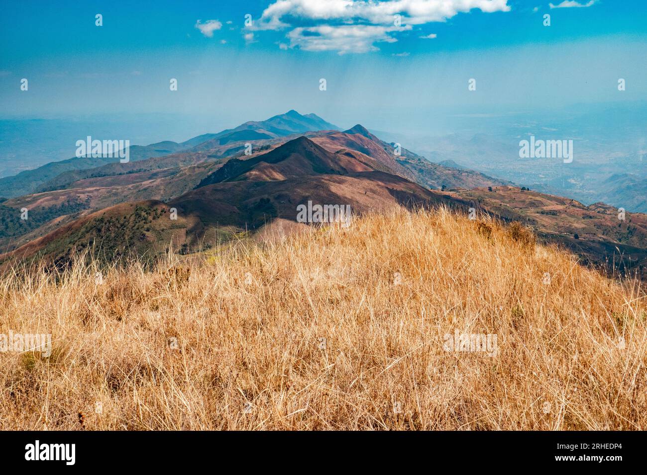 Scenic view of Mbeya Paek in Mbeya Mountain Range in Tanzania Stock ...